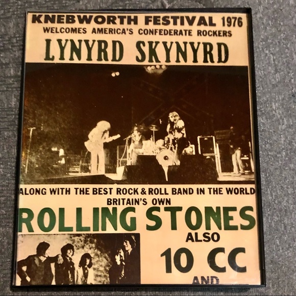 Lynyrd Skynyrd | Accessories | Lynyrd Skynyrd Knebworth Concert Poster ...